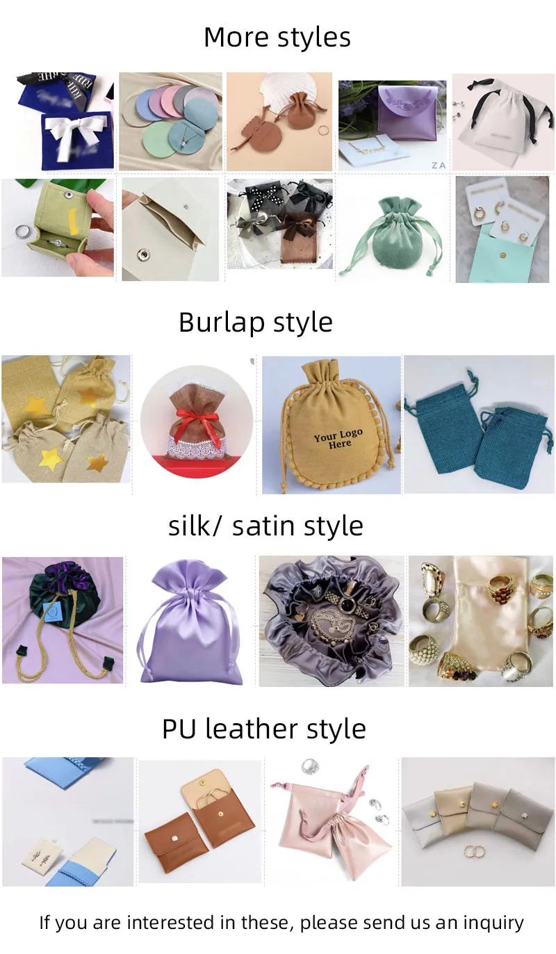 Free Samples Jewelry Packaging - Customized Pouches & Boxes