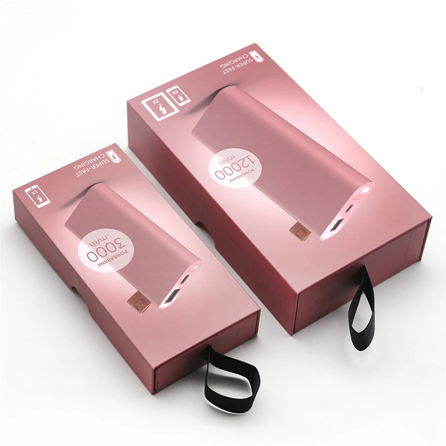 Alibaba.com: Custom Fashion Brand Power Bank Packaging Box with Printed ...