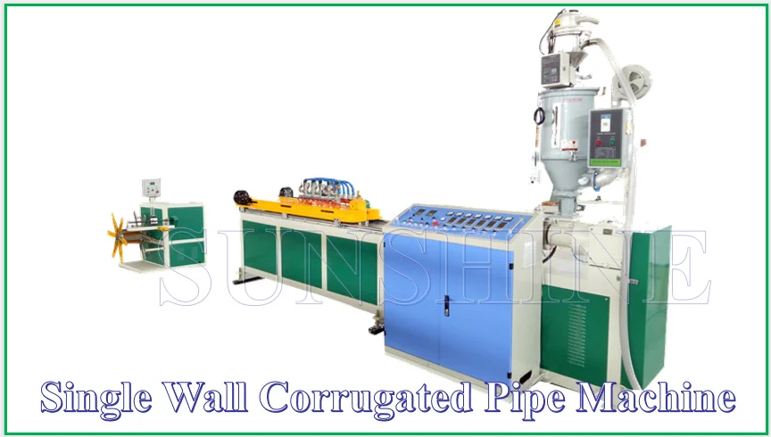 Single Wall Corrugated Tube Car Wiring Harness Threading Pipe Making ...