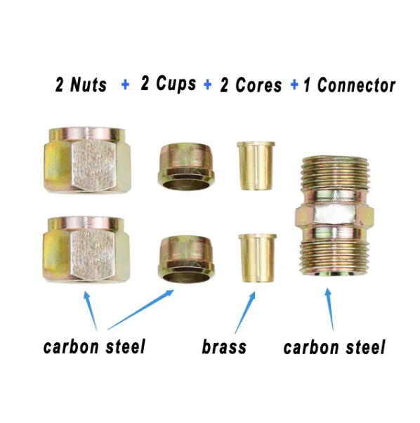 Brass Double Taper Ferrules - Reliable Compression Fittings