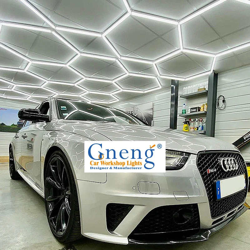 Energy Saving DIY LED Hexagon Honeycomb Garage Light Panel
