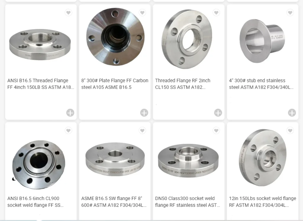 Stainless Steel Flange Dn40 Pn16 Threaded Flange Pn16 Quick Fitting ...