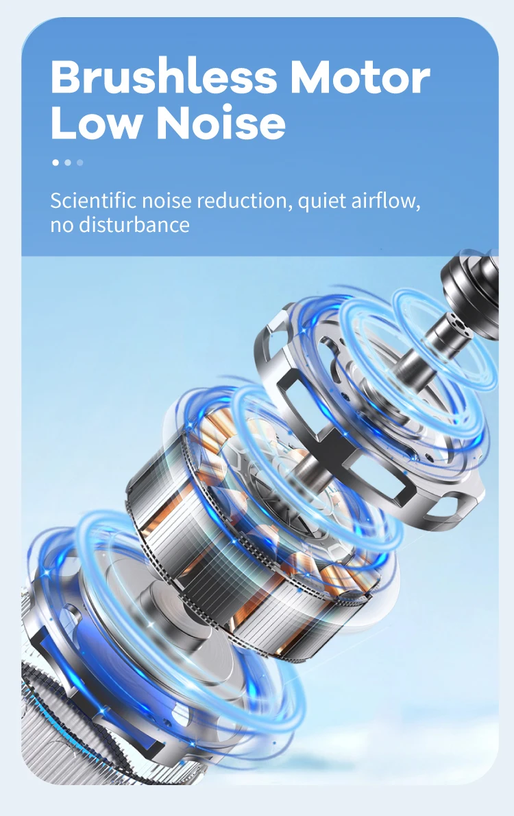 High Speed Portable Cooling Fan - Energy Efficient & App-controlled