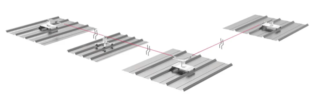 Intermediate Bracket Support Piece 100mm Roof Level Lifeline ...