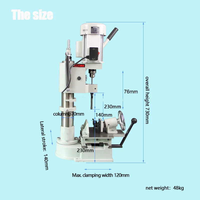WOODPRO MK361A 1200W Wood Mortiser - High Productivity Tool