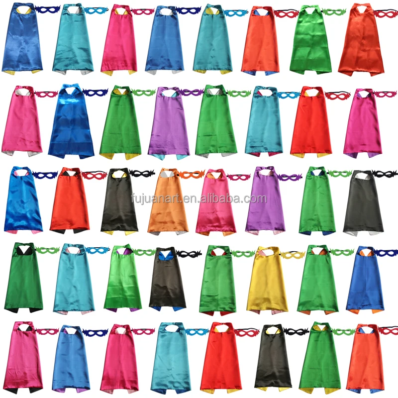 Customize Singler Layer Capes Superhero Capes And Masks For Kids ...