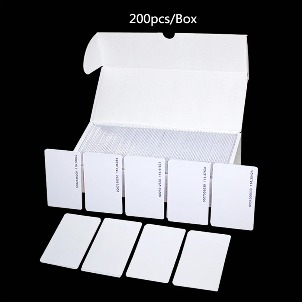 Printable Serial Number Low Cost Id Card Em4100 Tk4100 125khz Rfid Card ...