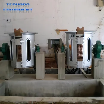 200kg 750kg Electric Melting Furnac Foundry Melter Casting Forge Steel ...