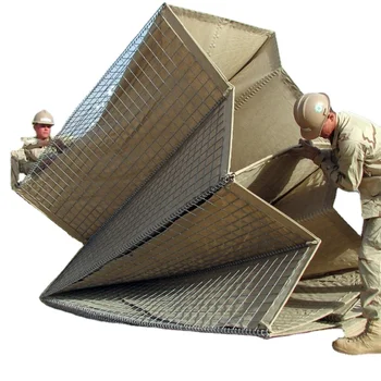 300g Geotextile Welded Hesco Wall Mil1 Welded Basket Hesco Barriers ...