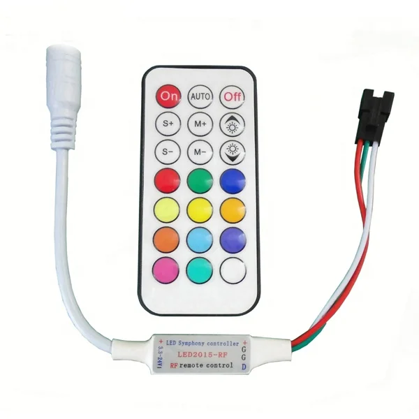 Pcb Board Rf Remote Control 21 Keys Ws2812b Ws2811 Rgb Digital Led ...