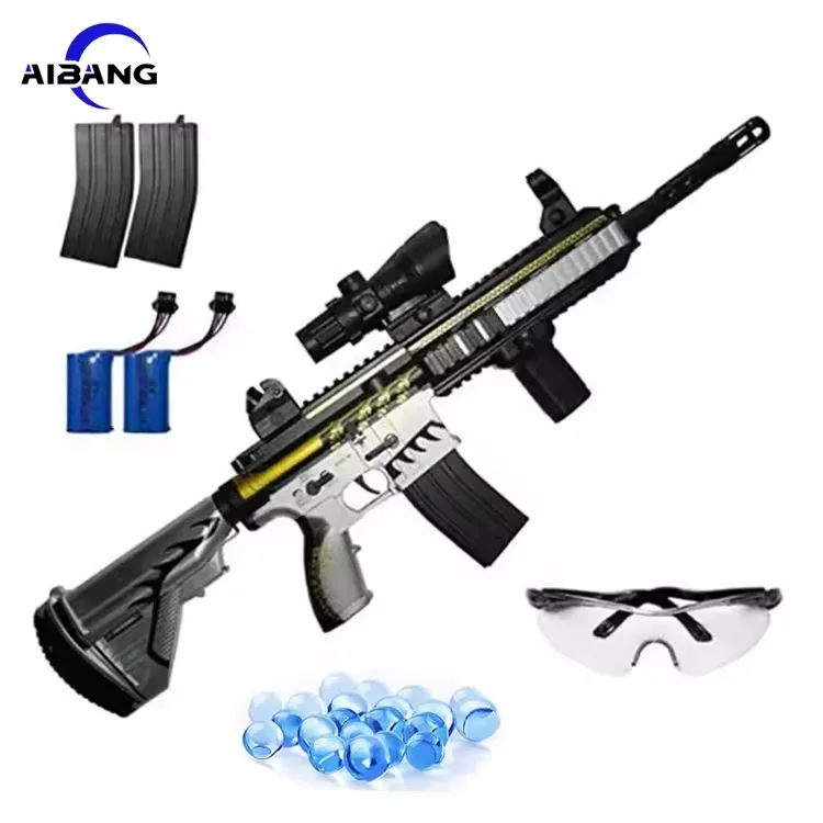 M416 Ak47 M4 M4a1 Electric Gel Blaster Ball Toy Guns Outdoor Game Gel Water Bead Blaster ...