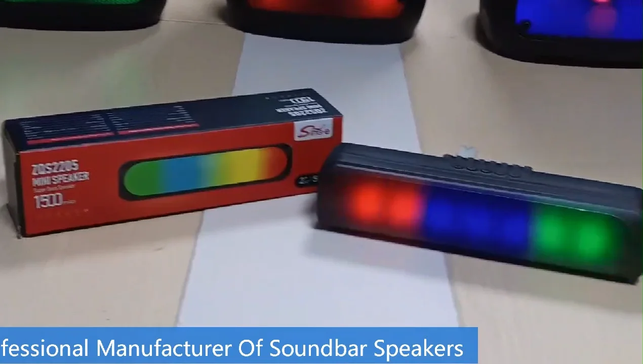 Sing-e Zqs2205 Pc Soundbar With Full-range Drivers Compact Design Rgb ...