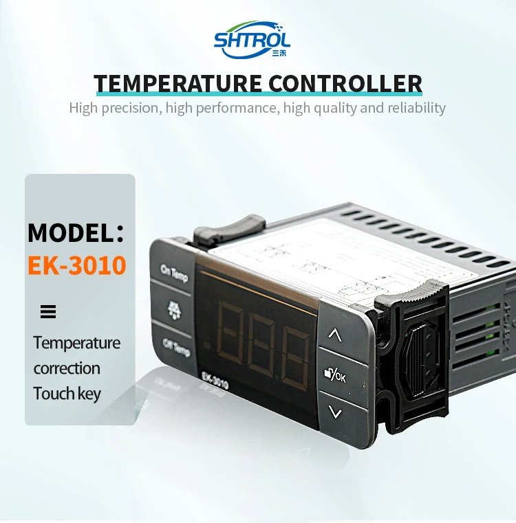 Ek-3010 For Cold Room Refrigeration Heating Parts Touch Screen Digital Thermostat Temperature ...