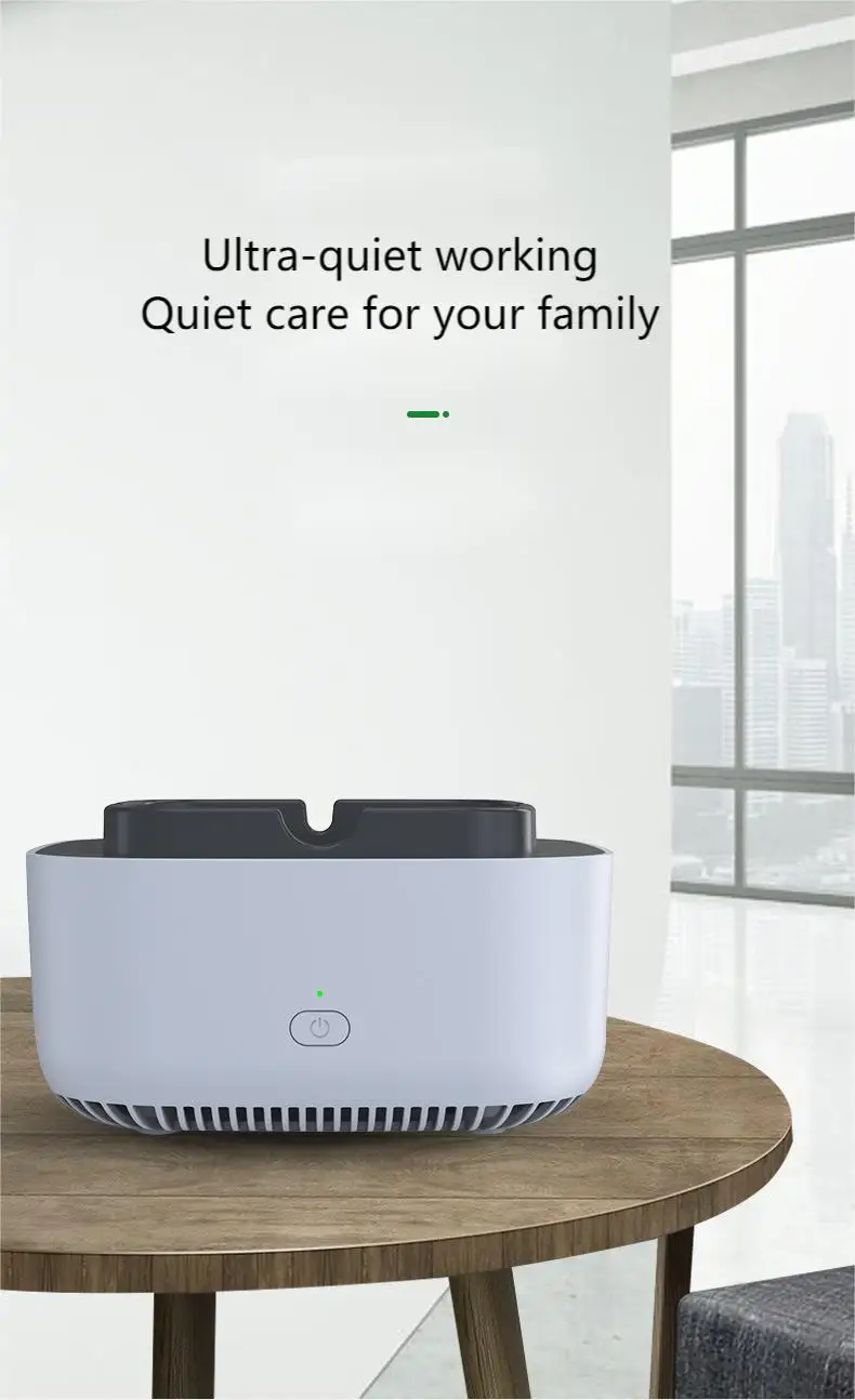 2022 Automatic Battery Operated Portable Usb Air Purifier Rechargeable ...
