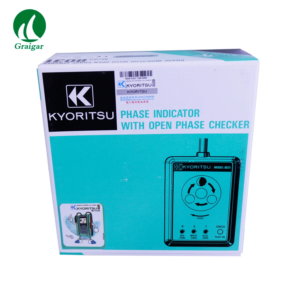 Kyoritsu 8031CE Portable Phase Indicator Detector for Auto Testing ...