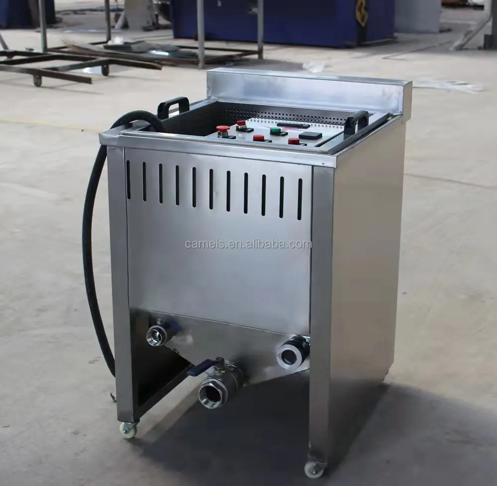 Continous Gas Chips Frying Machine Potato Frying Production Line - Buy ...