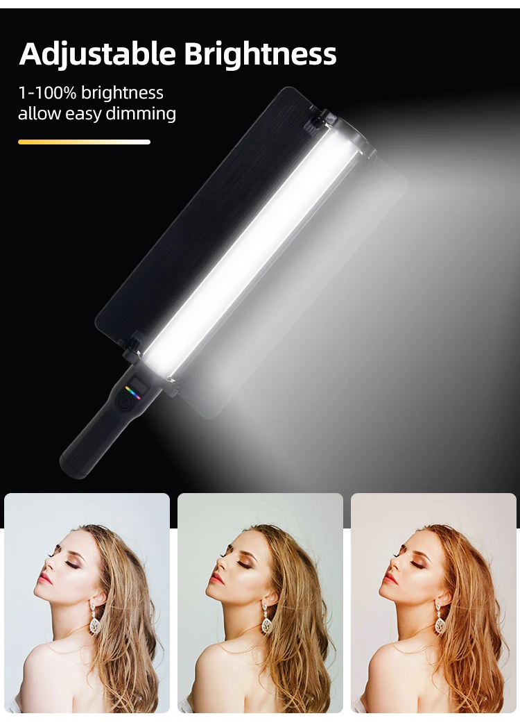 Sl62 Rgb Stick Light Photography App Control 27w 95ra 2700-7500k Bulit ...
