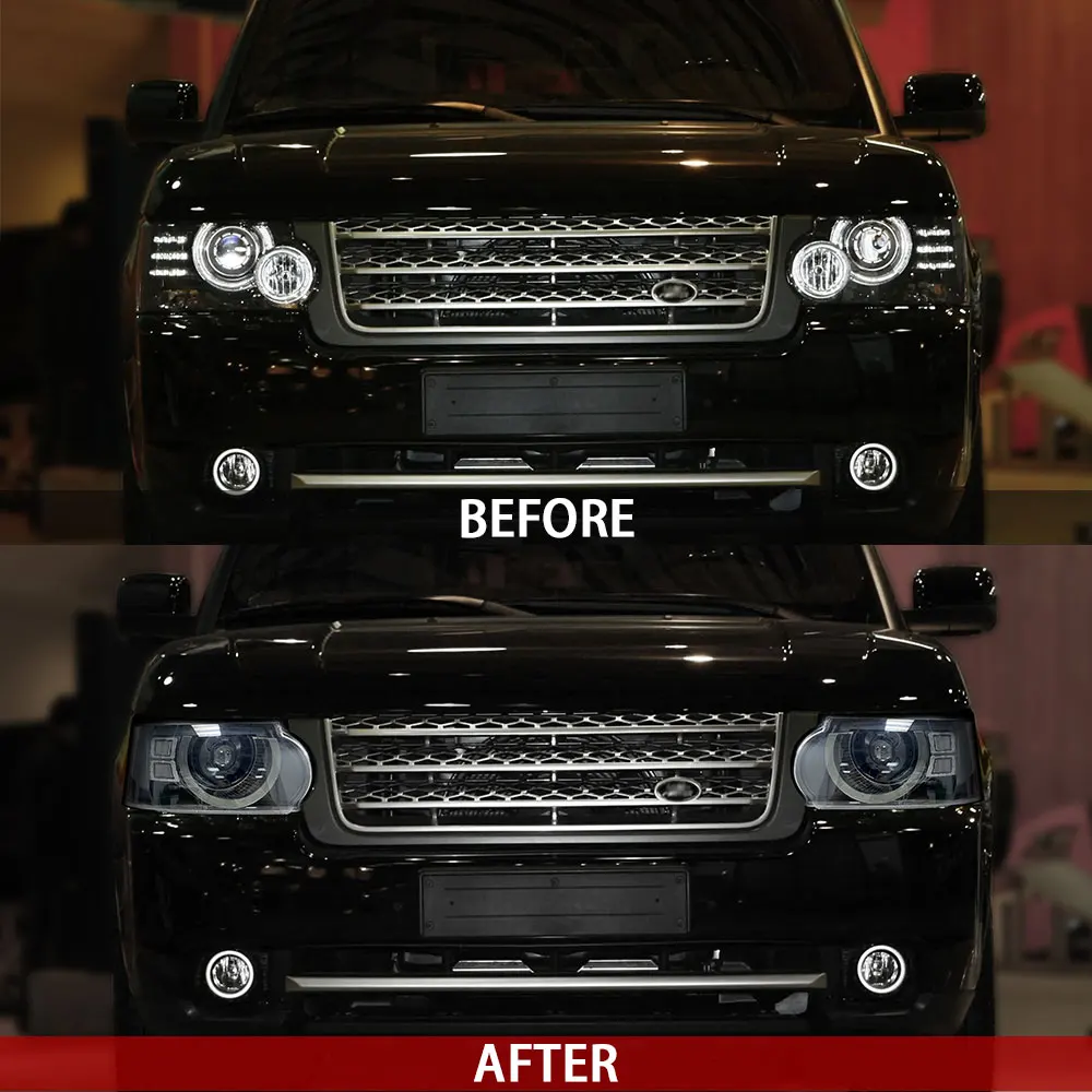 Upgrade Range Rover L322 Headlights with LED Efficiency