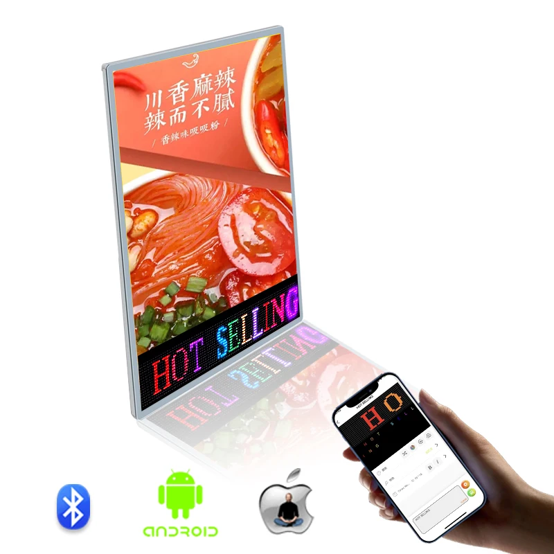 A1 A2 A3 A4 illuminated Poster Frame LED Sign Restaurant Menu Advertising Light Box Signboard ...
