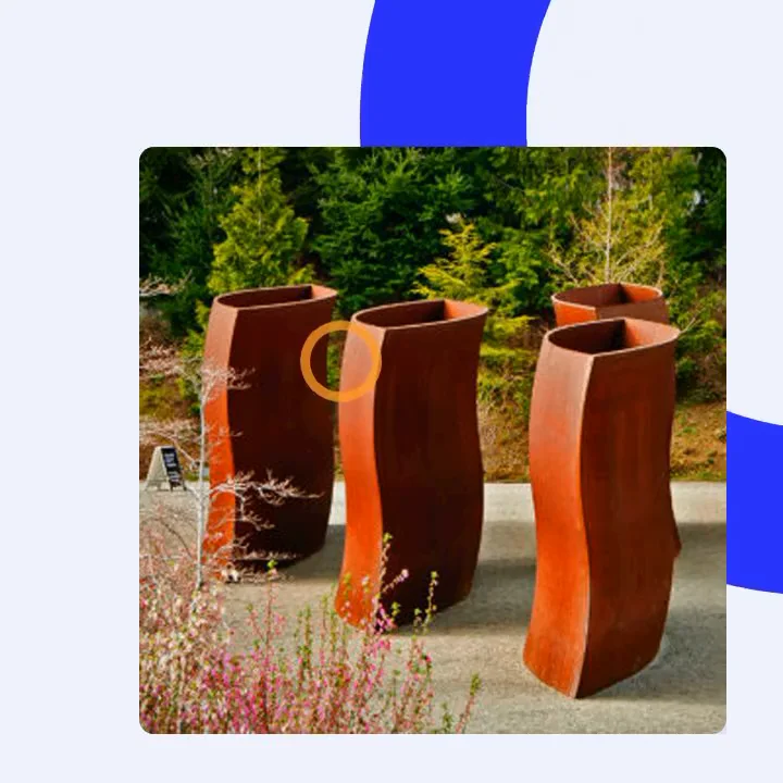 New Arrival Corten Steel Planters Corten Steel Raised Garden Outdoor ...