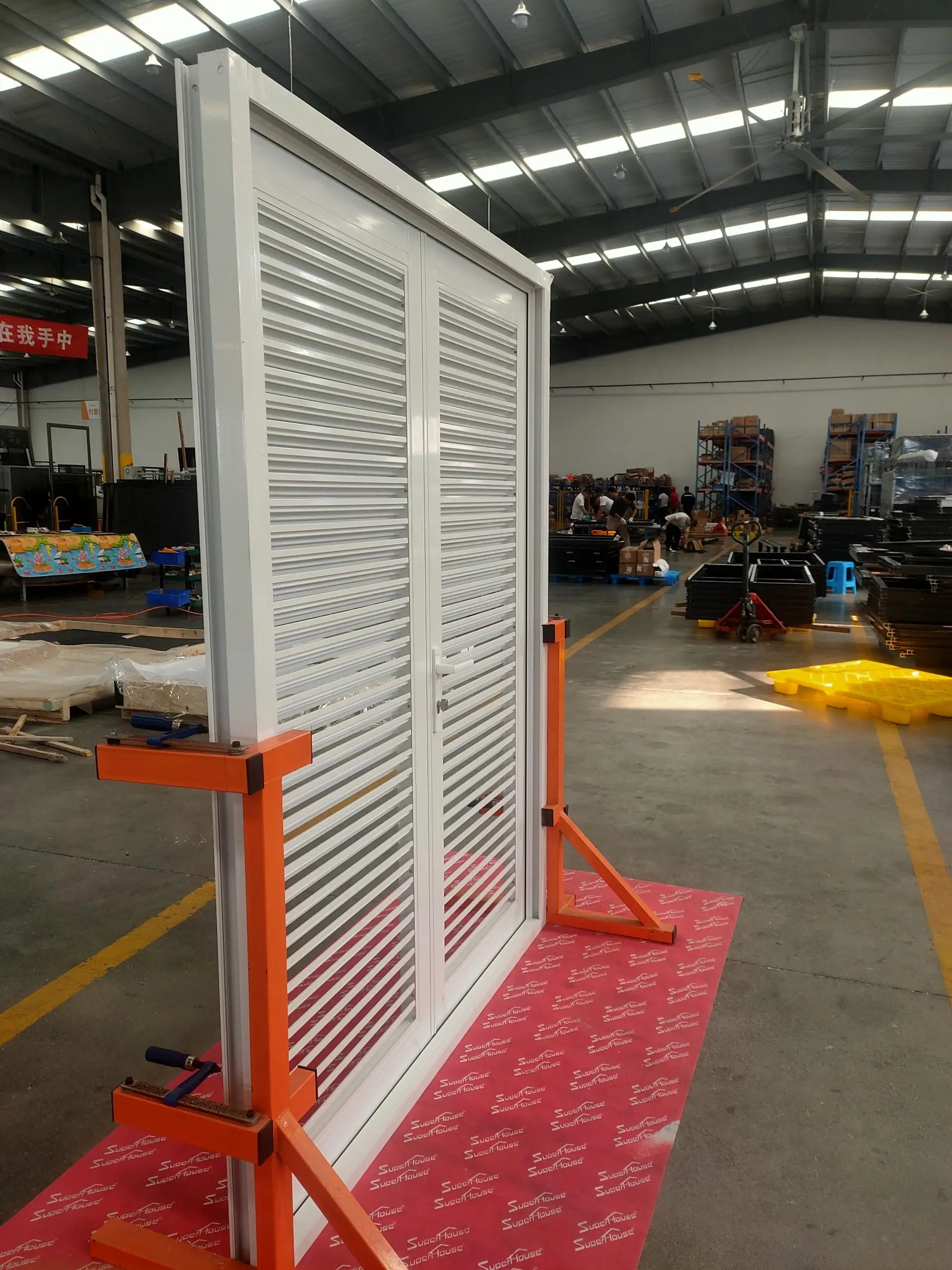Superhouse Aluminum Louver Hinged Door - Durable, Modern Design with ...