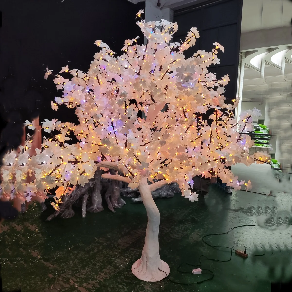 12ft Giant Outdoor Lighting Christmas Tree,White Christmas Tree With ...