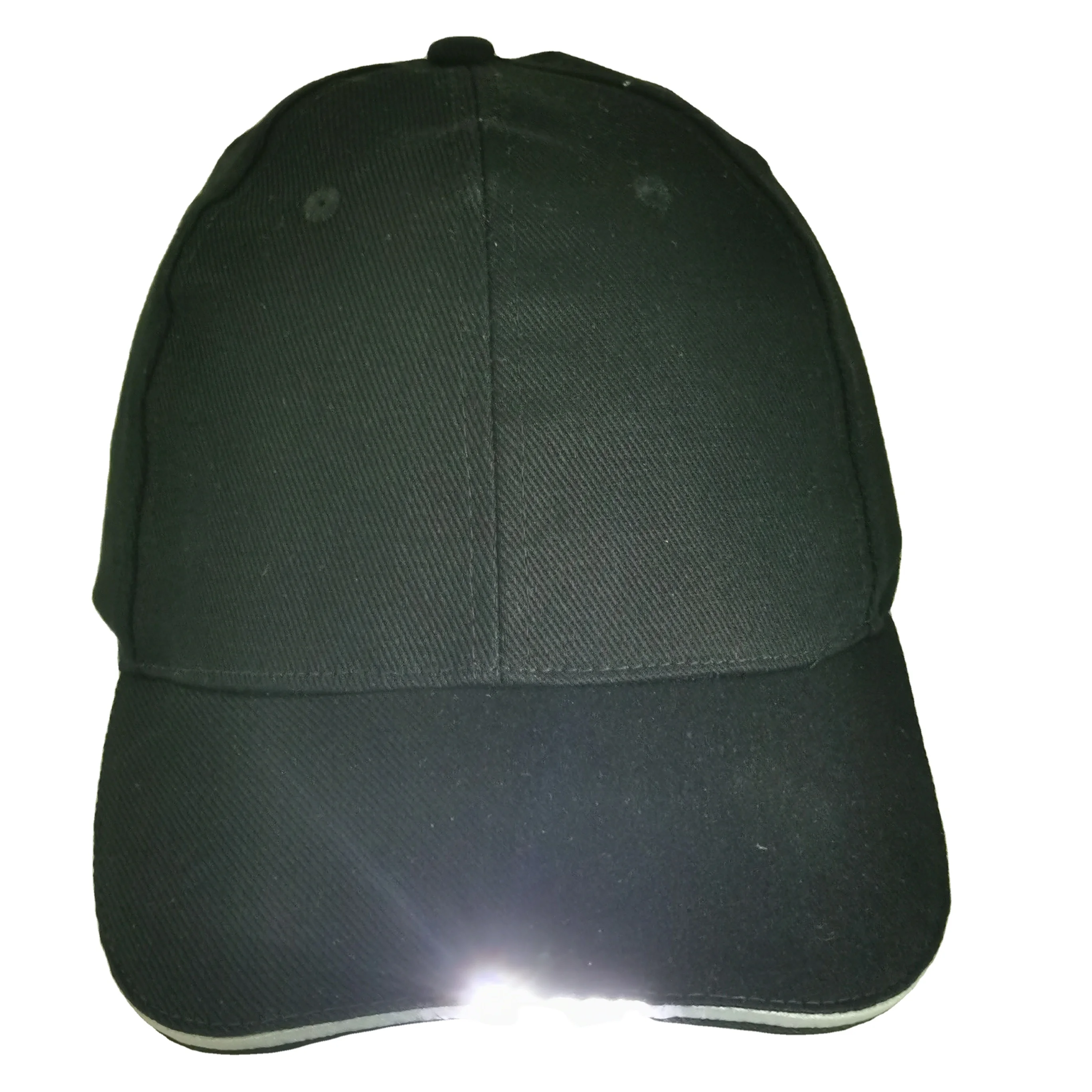 Black Safety Bump Cap Helmet With Led Lights Work Safety Helmet ...