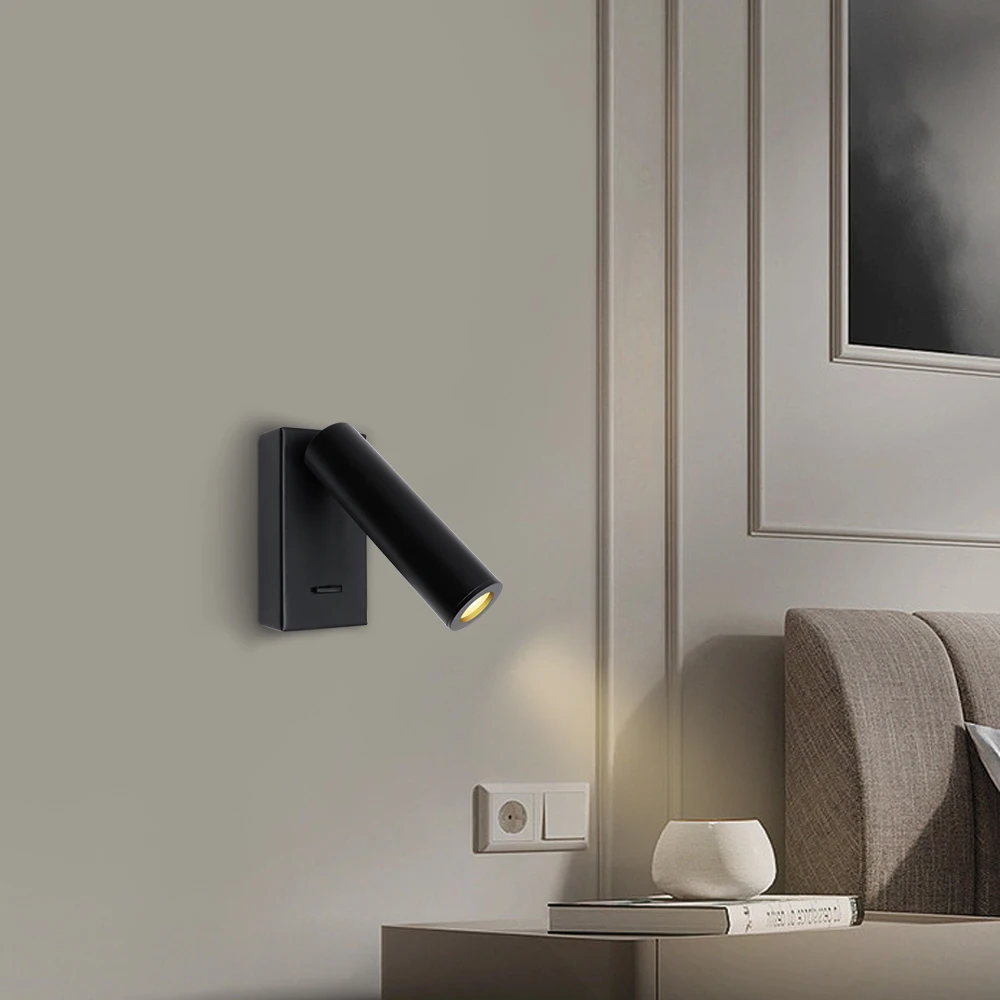 Modern Ip44 Living Room Bathroom Adjustable Rotating Wall Light 3w ...