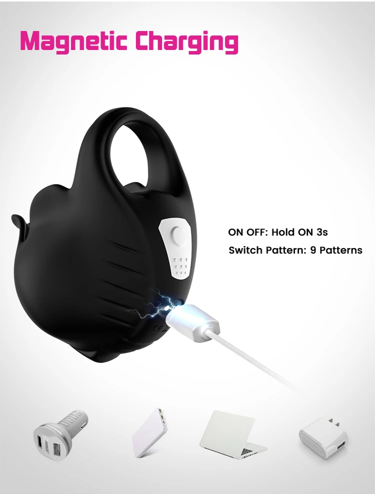 Male Prostate Massager Vibrator Remote Control Delay Training Penis ...