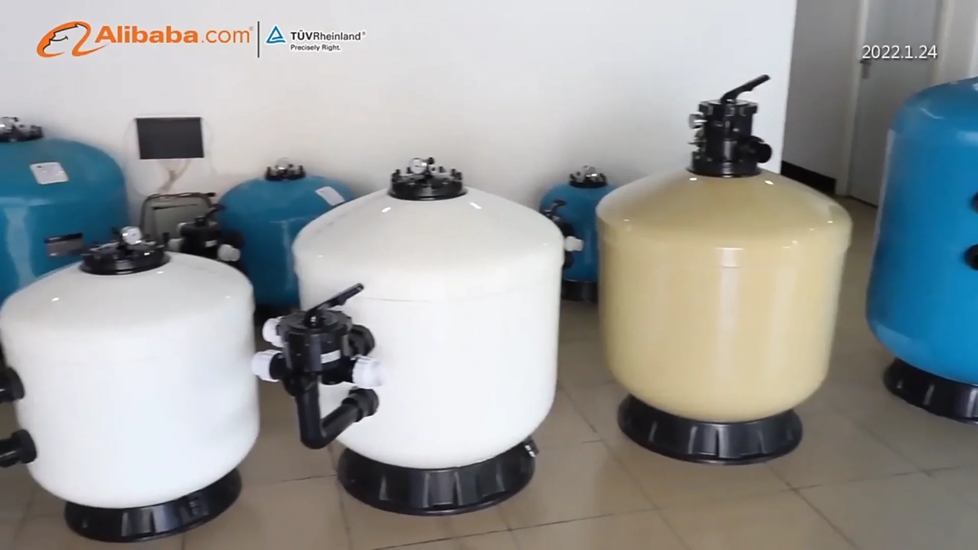 Factory High-end Automatic Water Treatment Pond Fiber Glass Sand Filter Pump Swimming Pool For ...