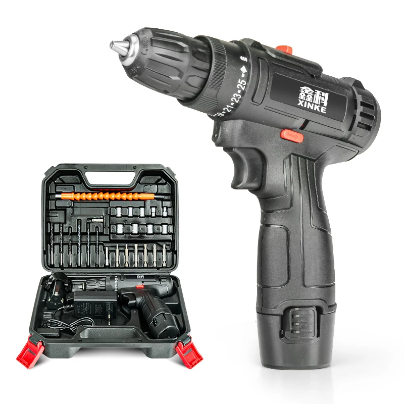 Rechargeable Electric 12v Cordless Drilling Machine Screwdriver ...
