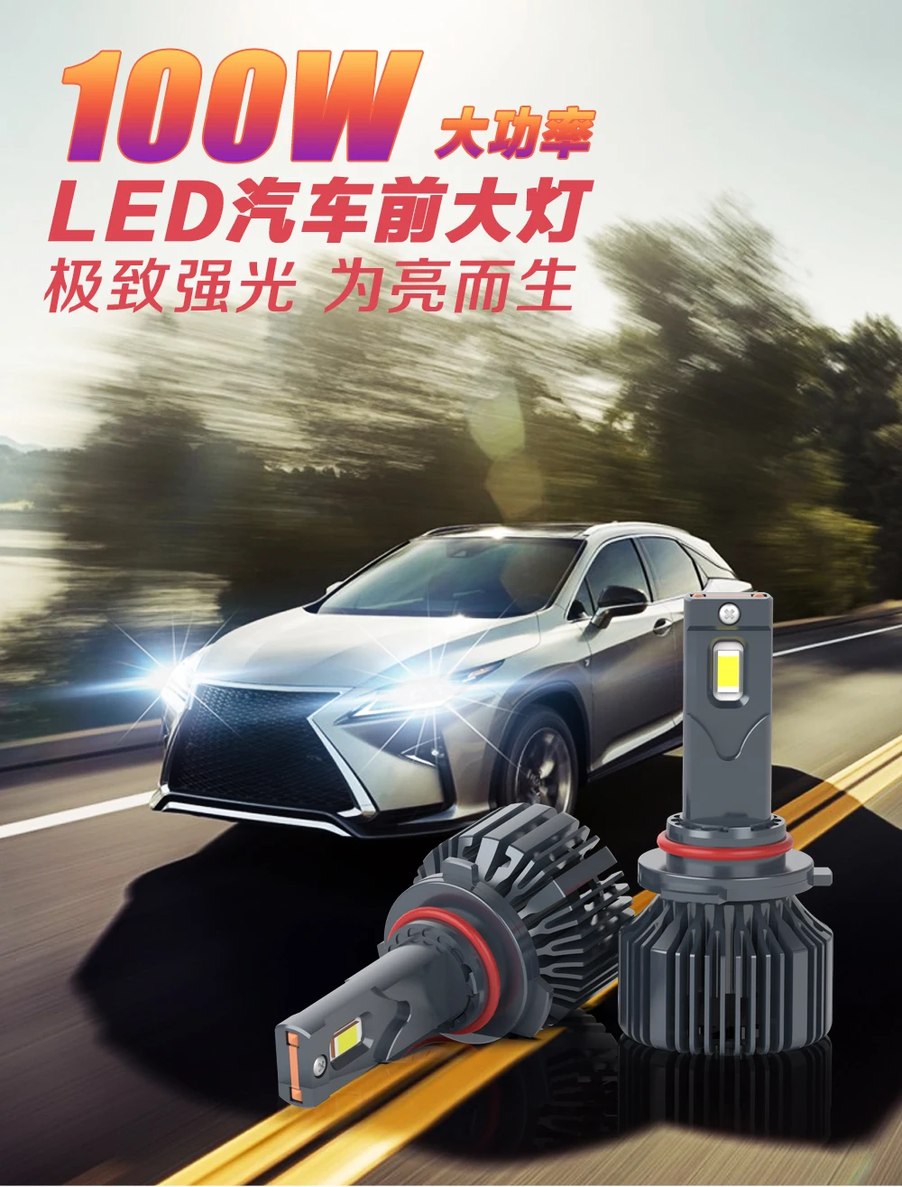 200w M5 LED Headlights - Bright, Efficient, and Reliable