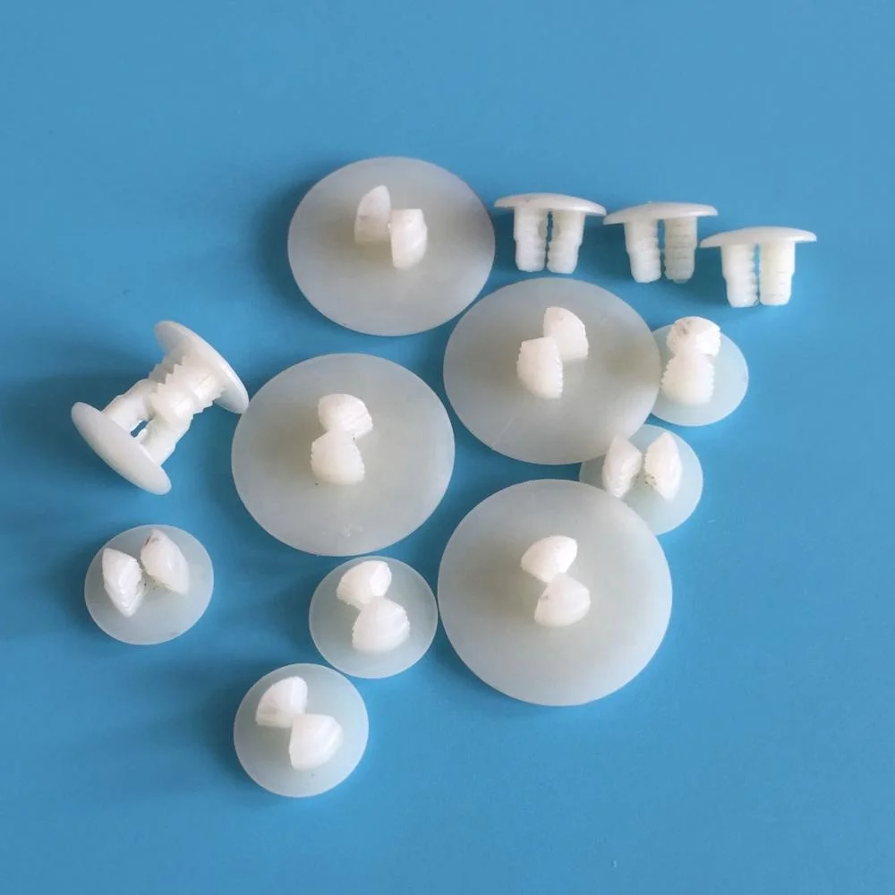 Black White Color Barbed Rivet Snap Together Ratchet Rivet - Buy Snap ...