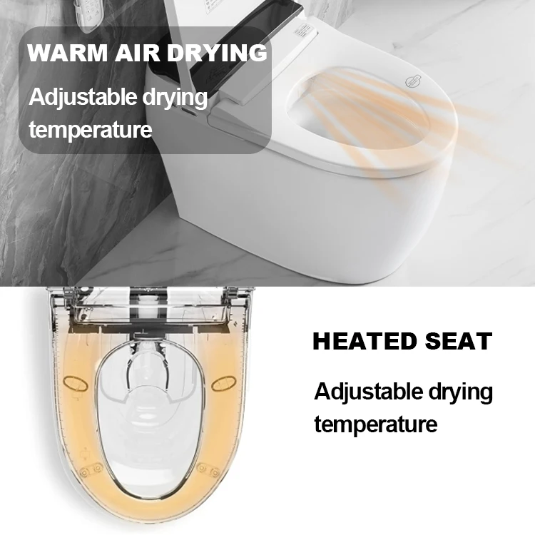 Smart Toilet with Remote Control - OVS Auto Sensor Flush