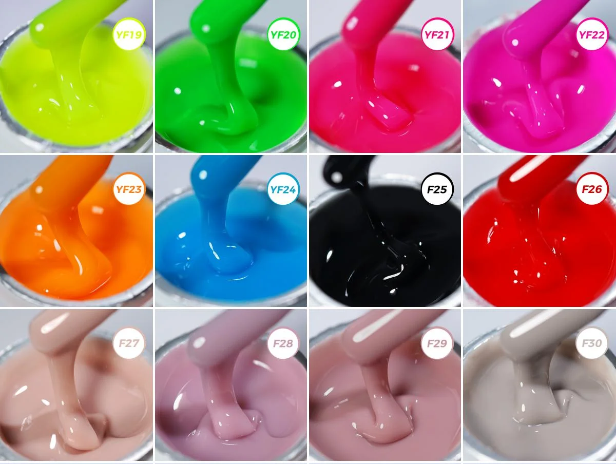 Wholesale 15ml Super Shiny Build Gel No Wipe LED UV Nail Extension Neon ...