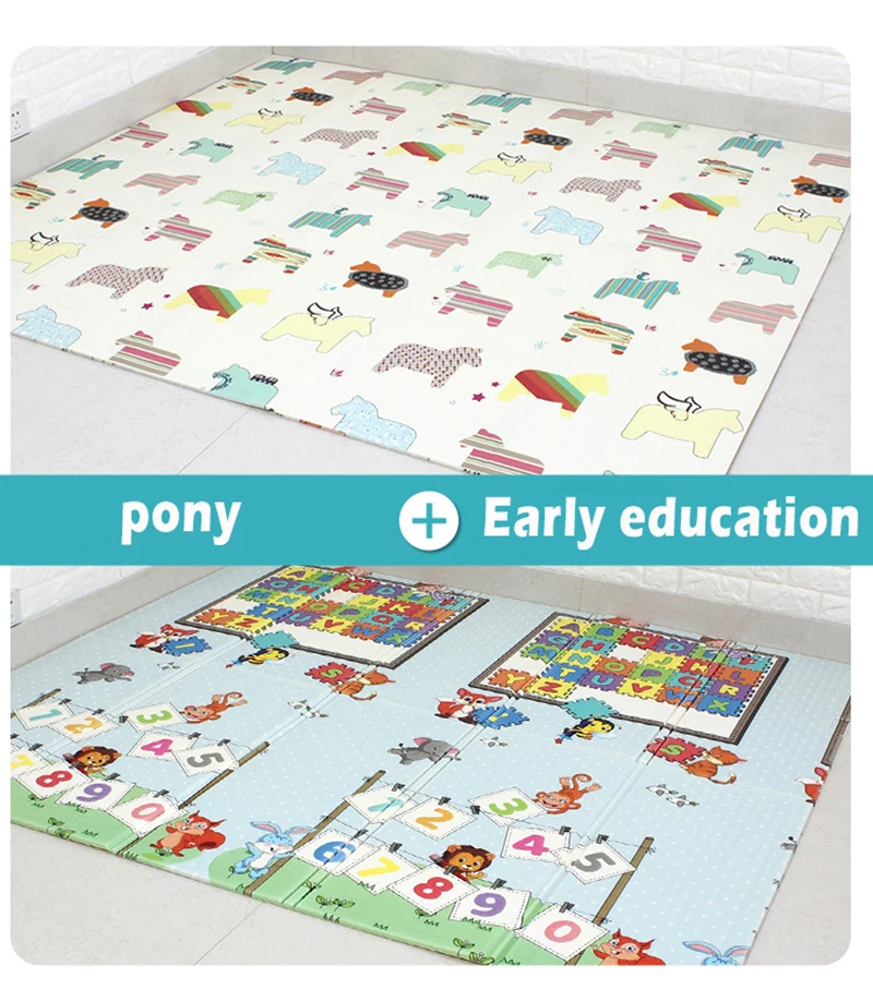 Foldable Soft Play Mat - Safe, Fun, and Educational
