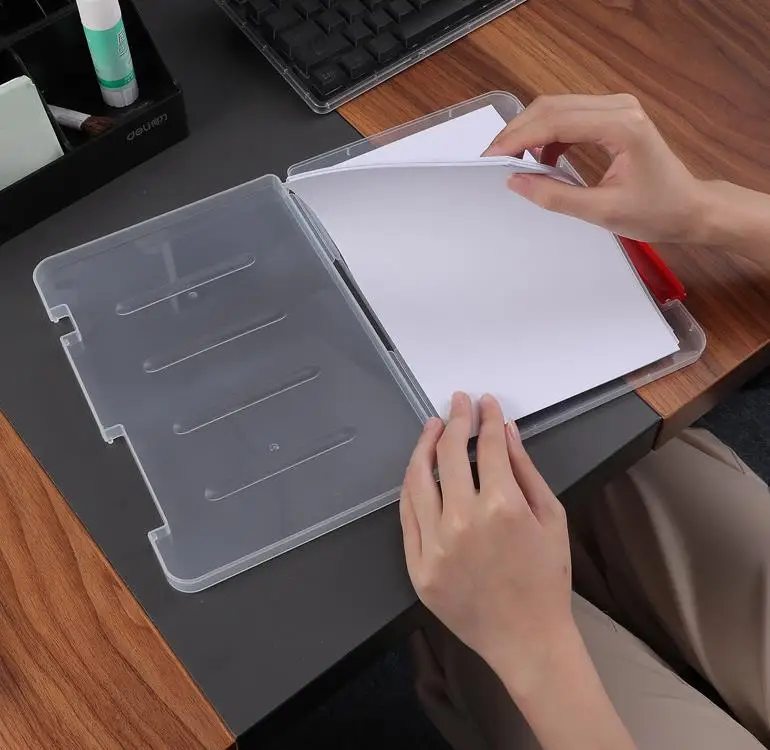 A4/A5 Paper Transparent Storage Box - Save Space & Organize