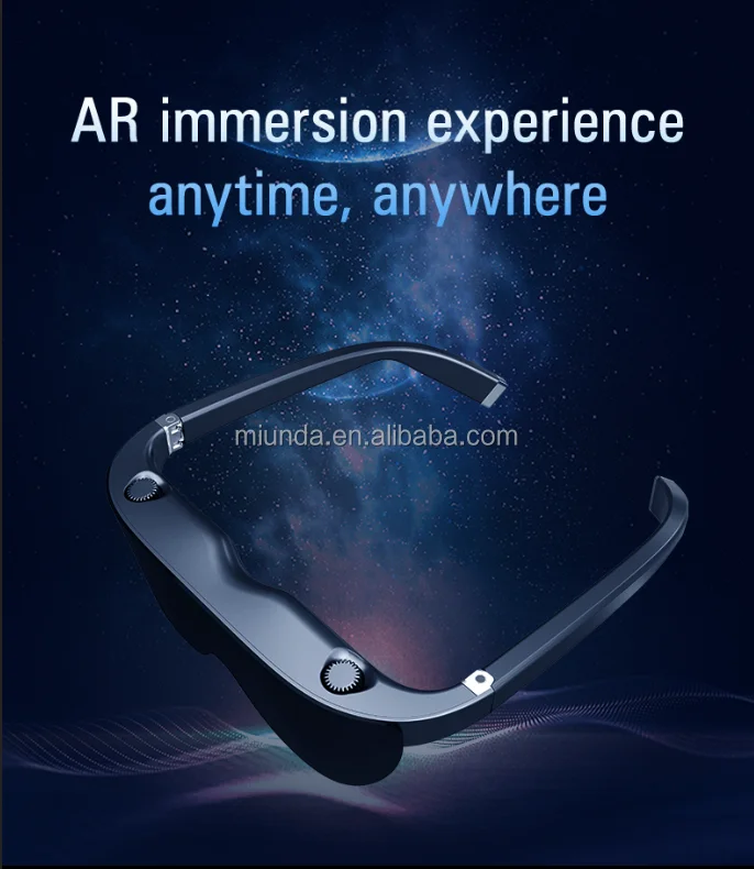 AR Glasses MG-AR71MAX Wearable Display 0-600deg Myopia Adjustment 78g ...