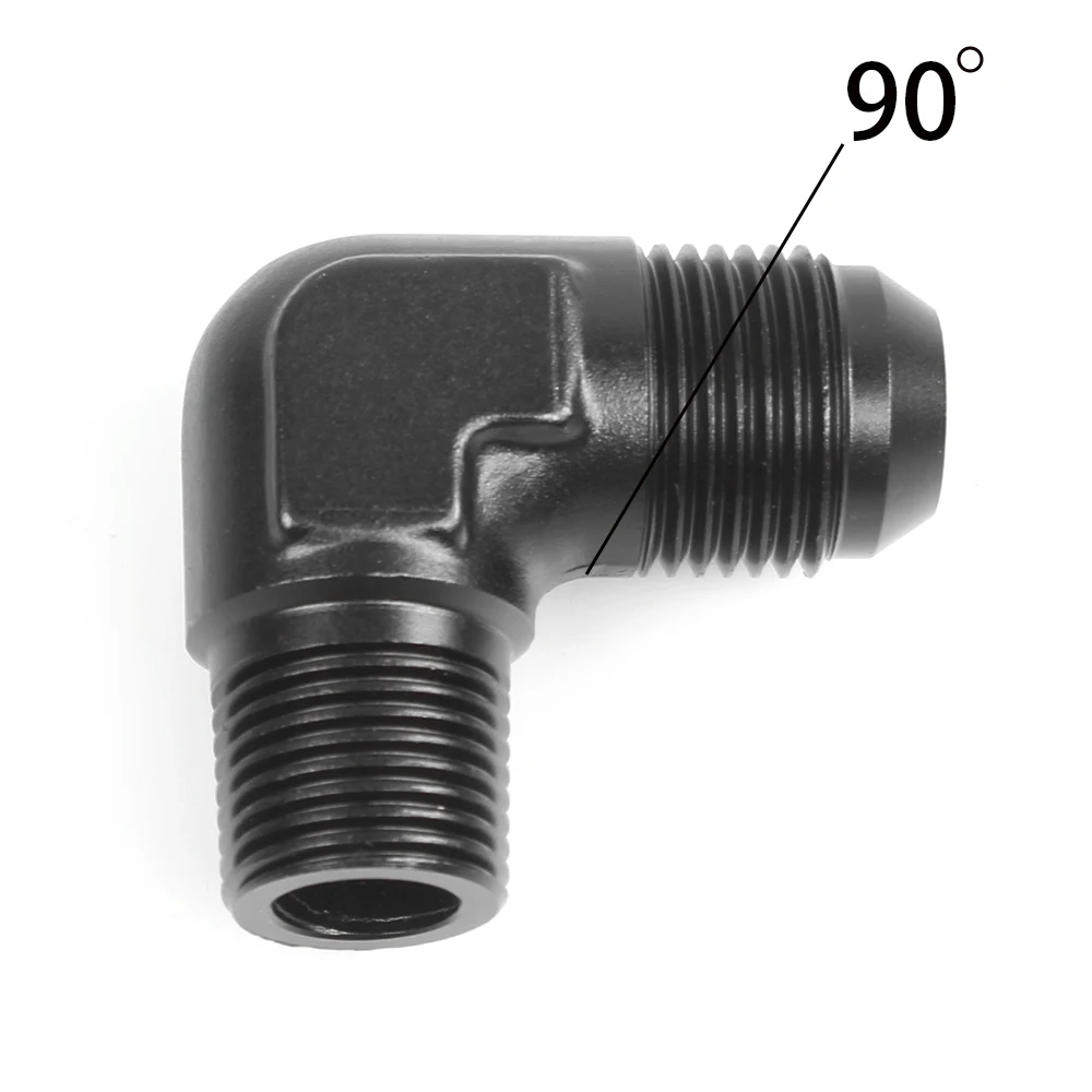 45 90 Degree Elbow AN4 AN6 AN8 AN10 AN12 Male Flare Adapters