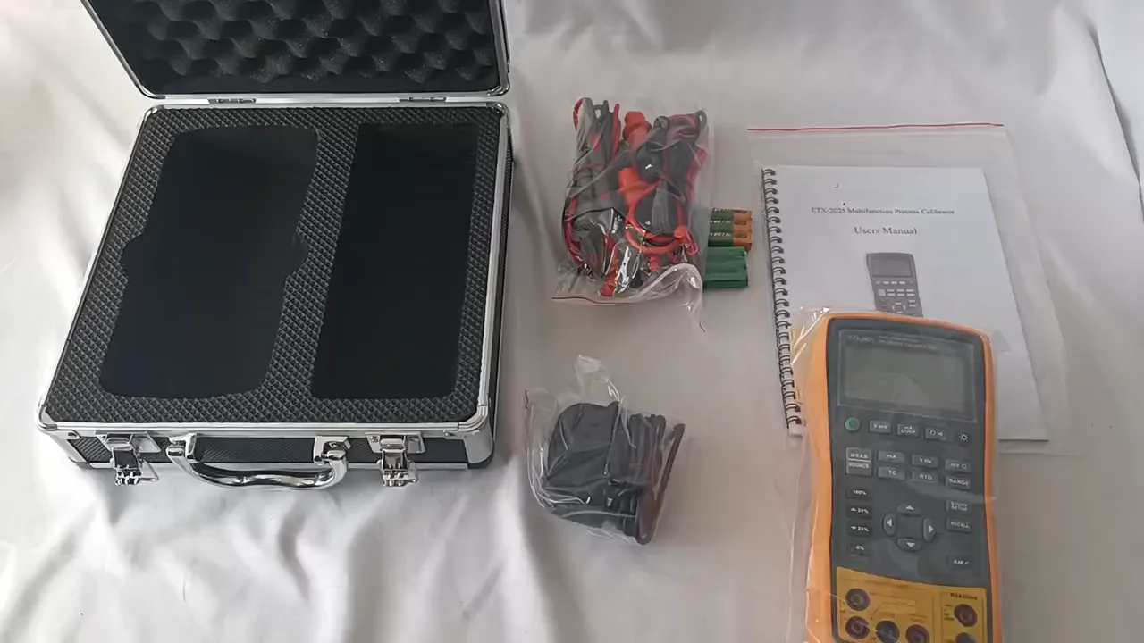 Accuracy 0.05% Etx-2025 Multifunction Process Calibrator For Measure Output Voltage Current ...