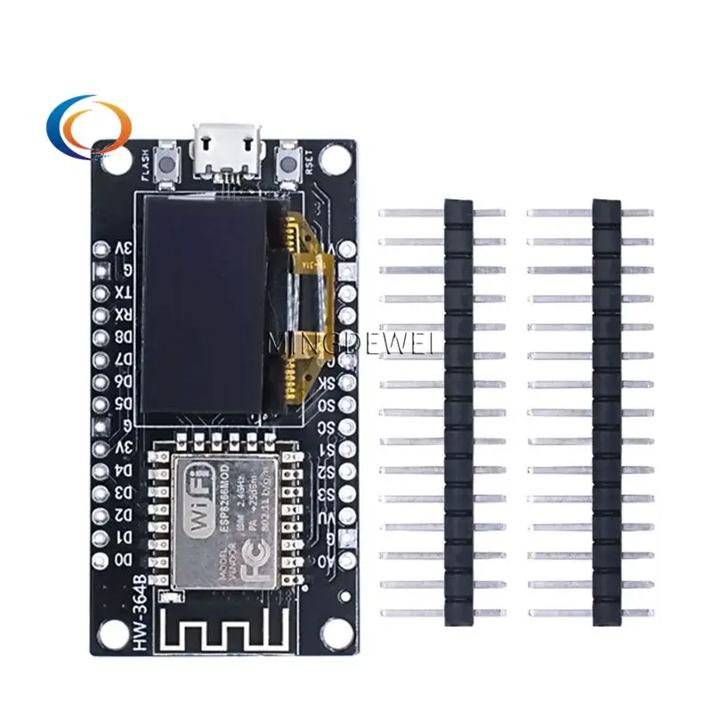 Nodemcu ESP8266 Development Board with 0.96 OLED Display
