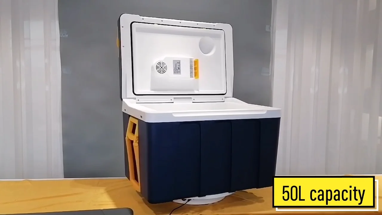 50l Cooler With Wheels For Keeping Warm Cooling Thermo-electric Cool ...