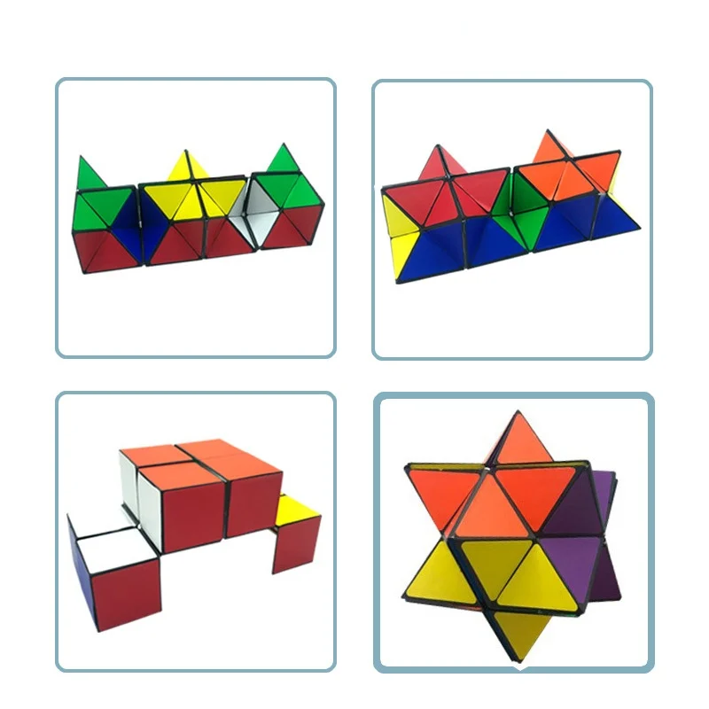 Mini Star Cube Fidget Cube With 8 Build-in Magnets Stress Anxiety ...