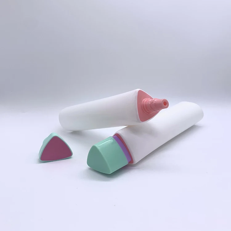 Newest Design Plastic Packaging Tube With Triangle Lid Screw-on - Buy ...