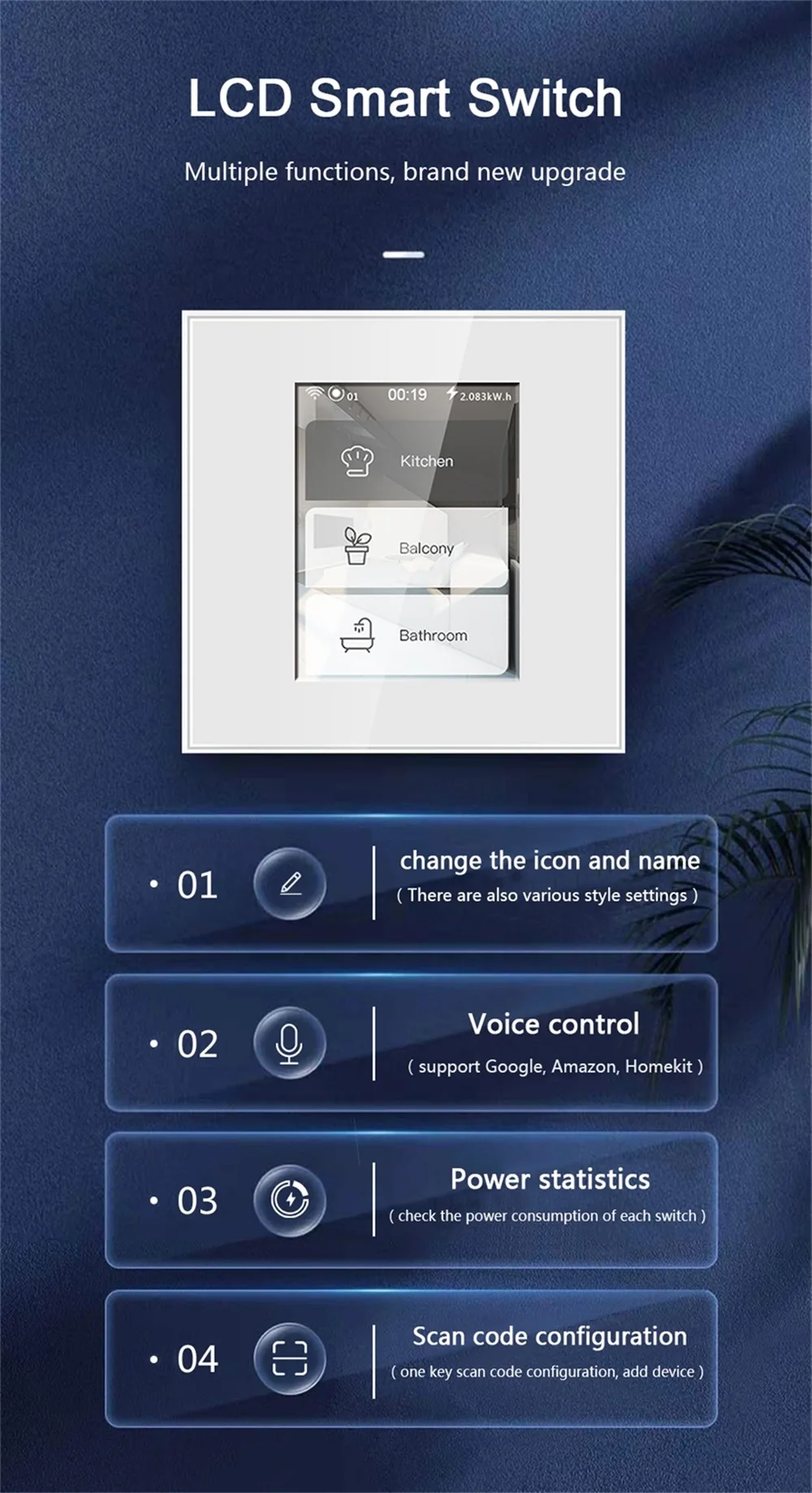 Lanbon Home Kit Automation L8 - Intelligent Smart Switches