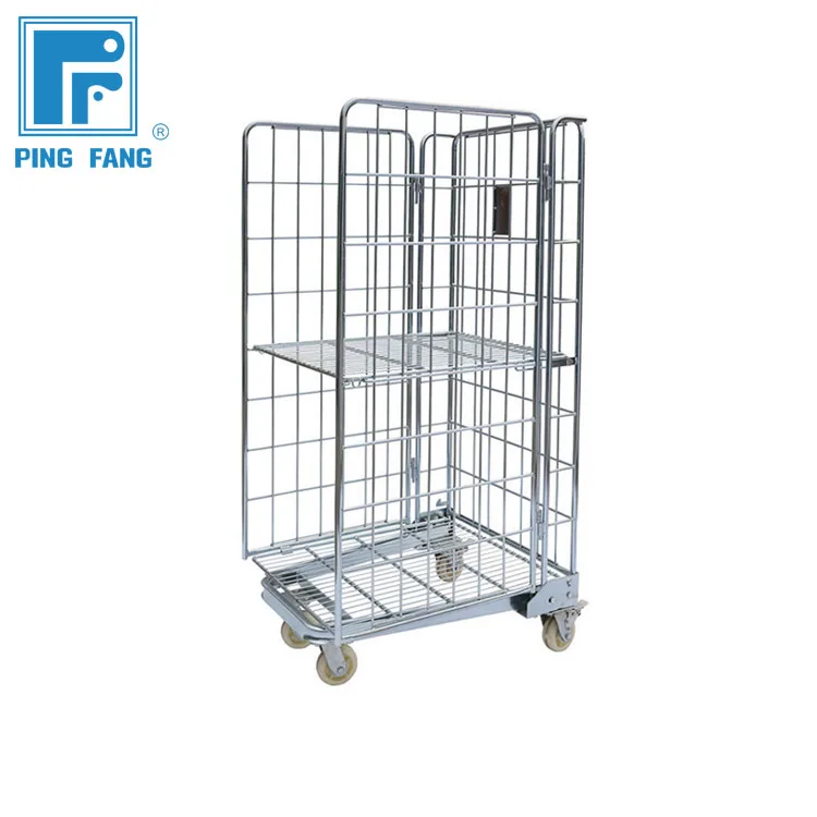 High Quality Roll Cage Containers,Steel Cargo Storage Roll Container ...