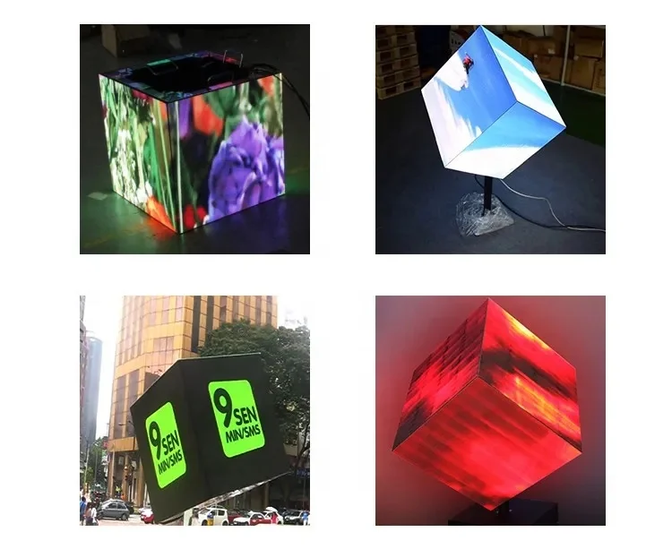 Indoor Outdoor Magic RGB Advertising Square Screen HD LED