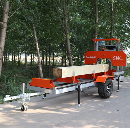 7.5kw Electric Motor Portable Sawmill - Efficient Wood Cutting