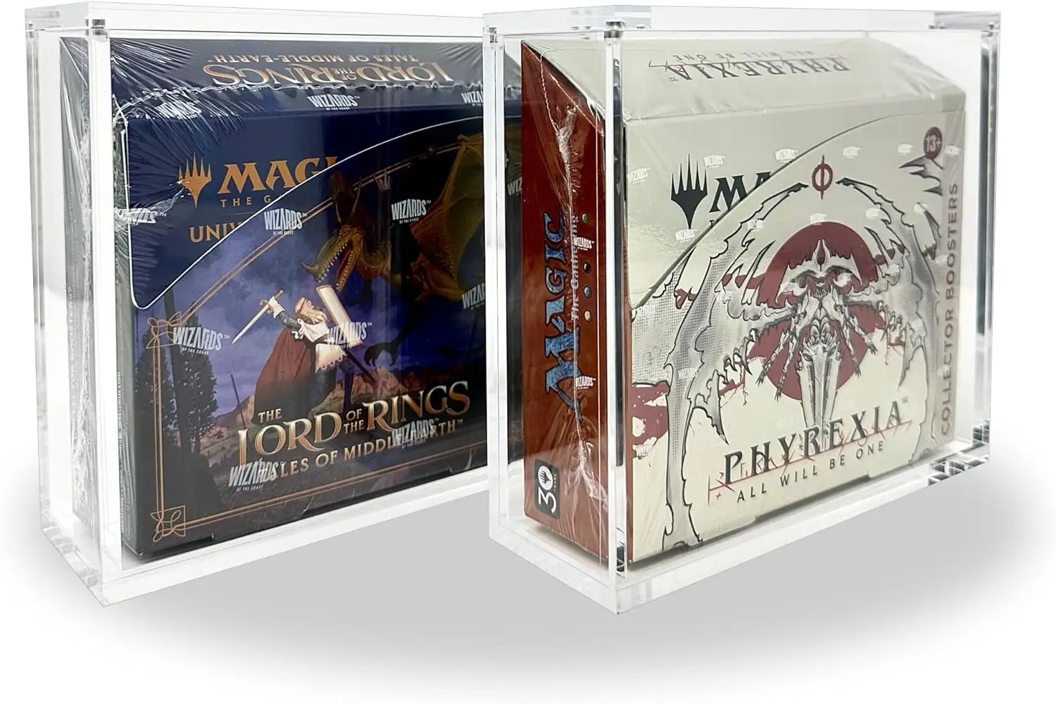 Deluxe 6mm Thick Acrylic Magic Collector Booster Boxes