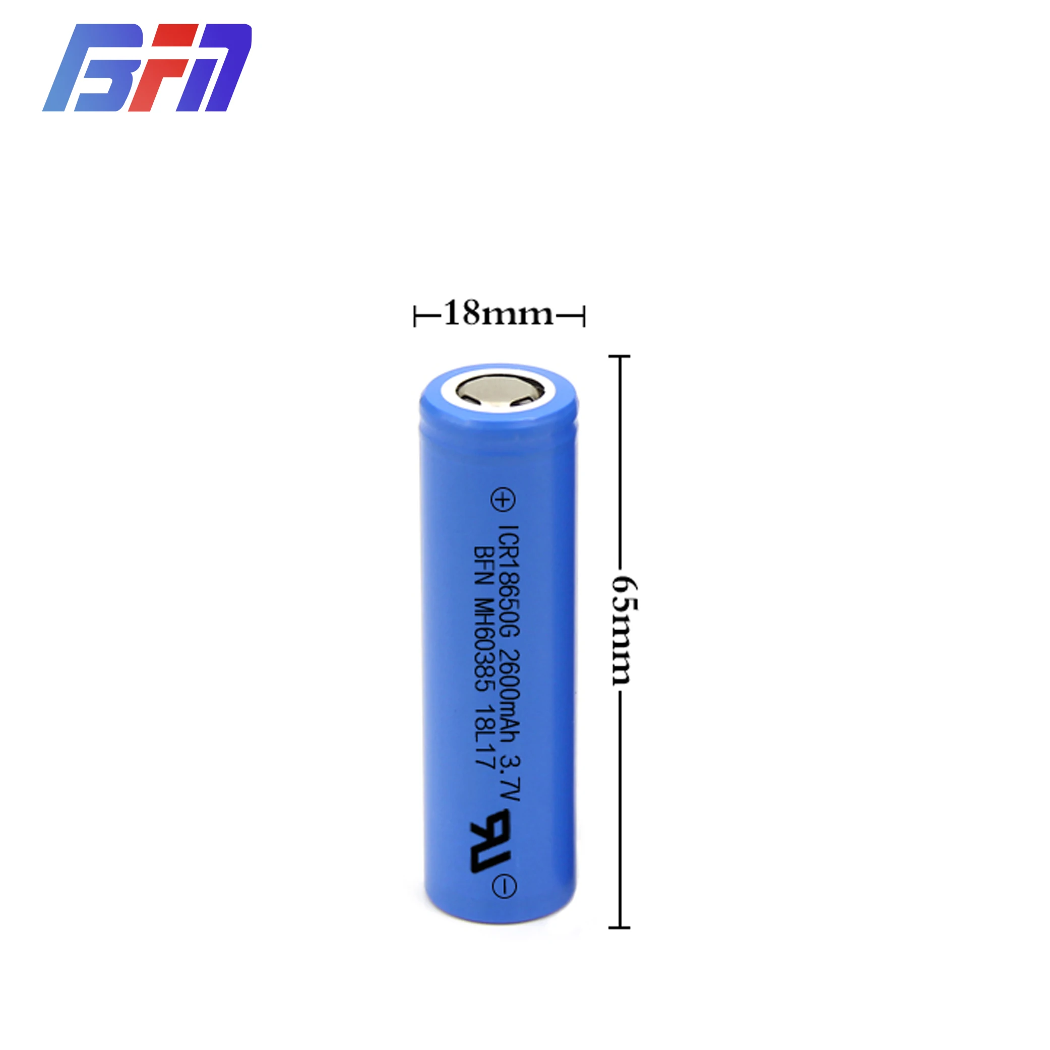 Bfn Ncm 18650 3.6v/3.7v 2600mah Li-ion Battery/led Light Toy Battery ...